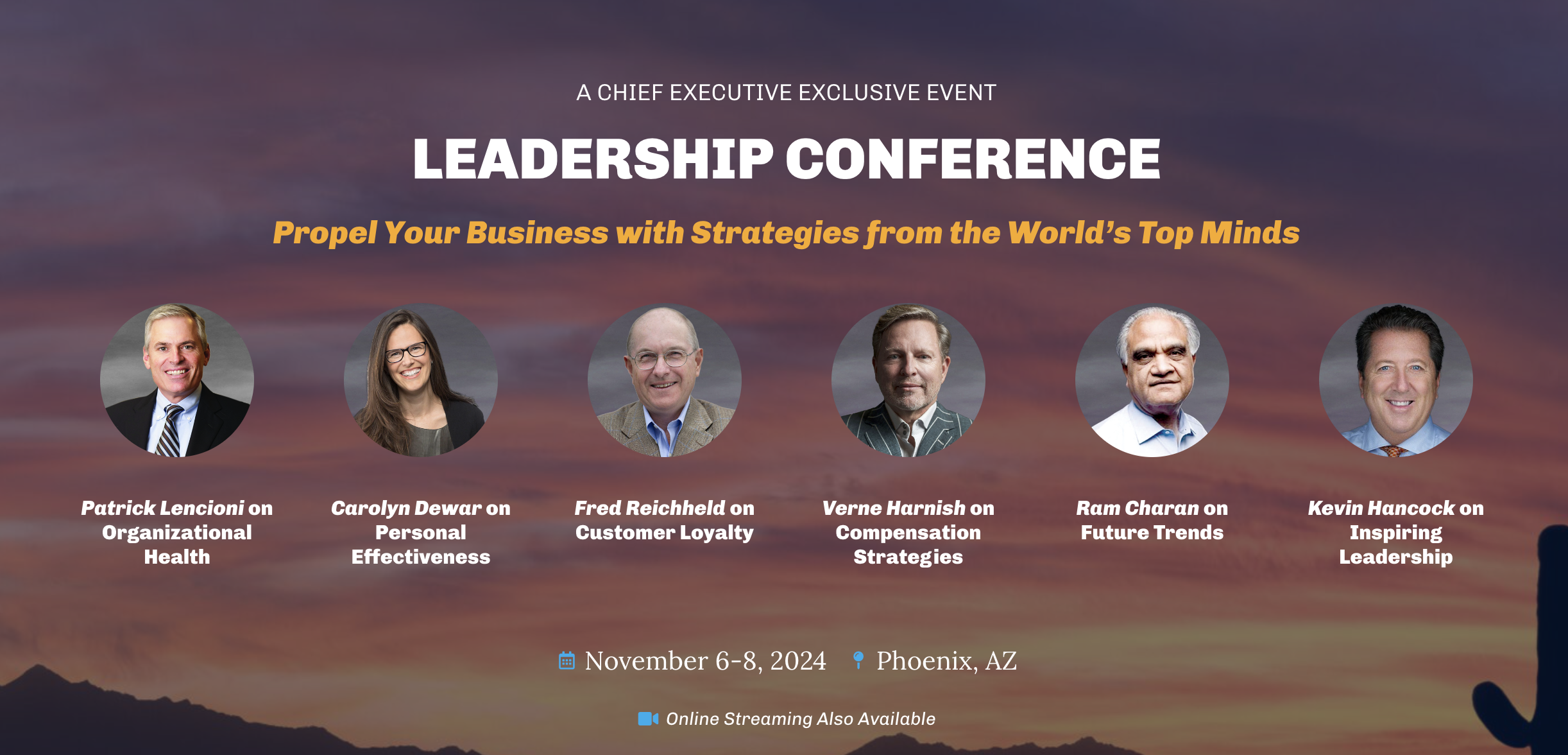 LEADERSHIP CONFERENCE - Propel Your Business with Strategies from the ...